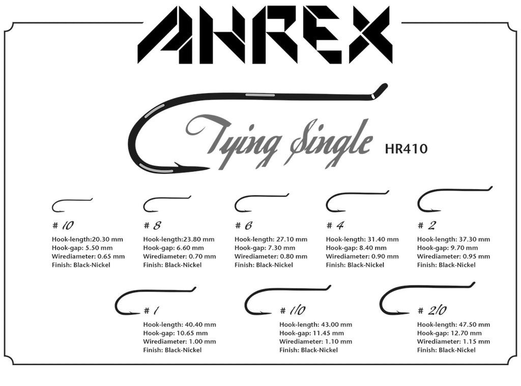 Ahrex HR410 Home Run Single Salmon Fly Hook – Fly Artist