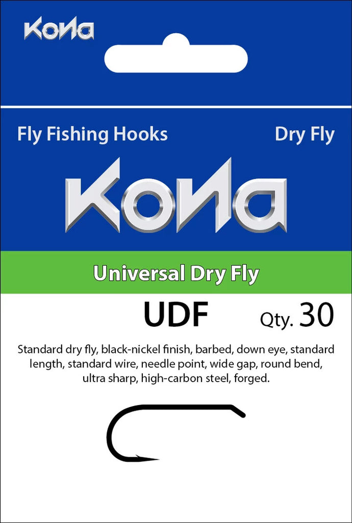 Kona UDF Universal Dry Fly Hook – Fly Artist