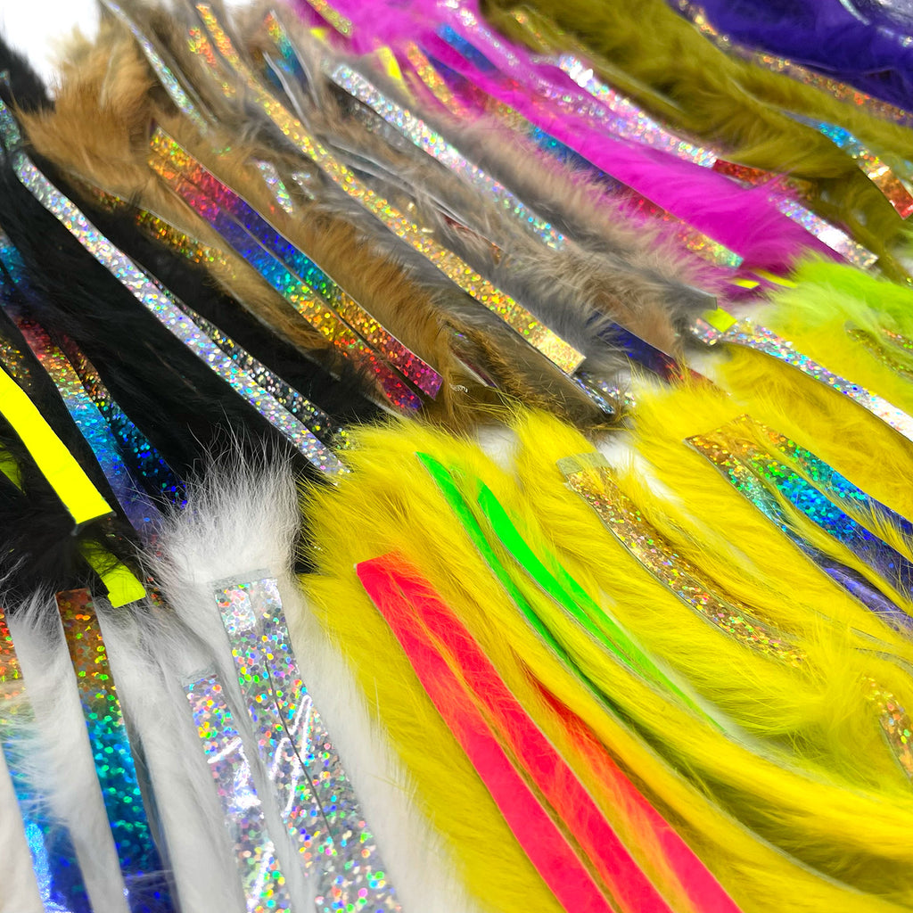 Hareline Magnum Bling Rabbit Strips – Fly Artist