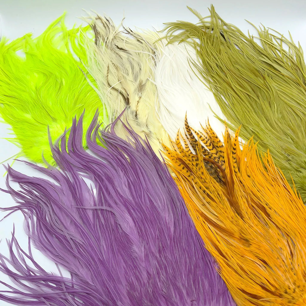 Hareline UV2 Pastel Flat Wing Saddles – Fly Artist