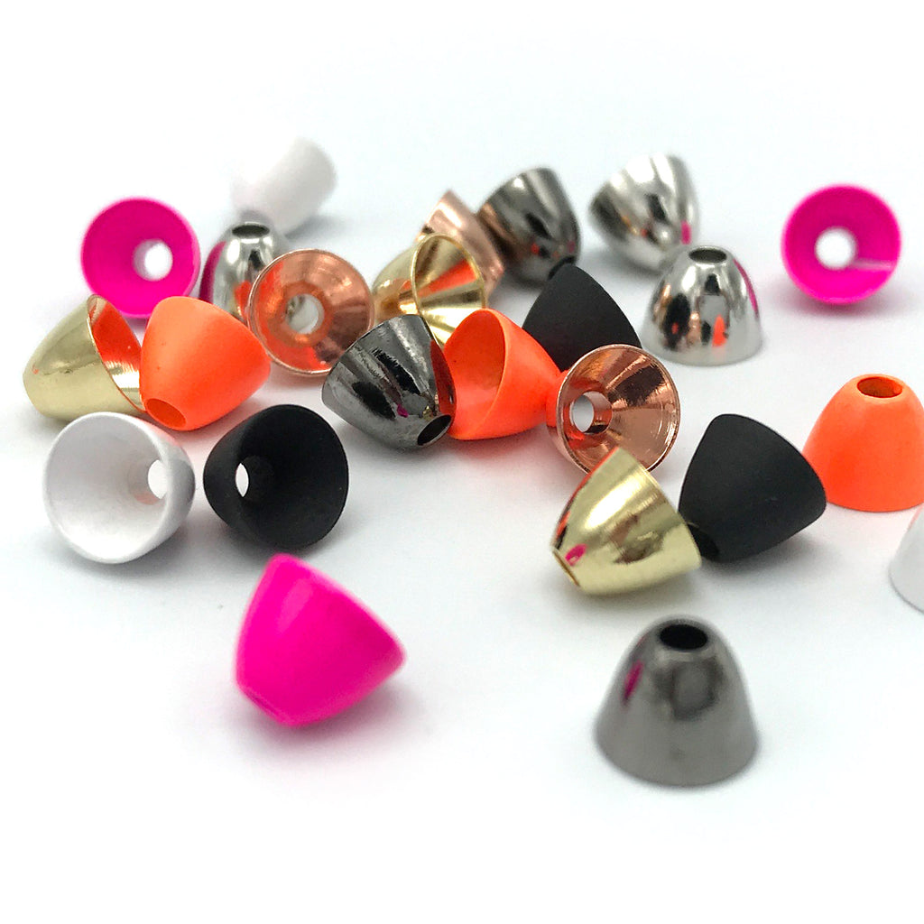 Brass Cone Heads : Fly Tying Beads : Hareline – Fly Artist