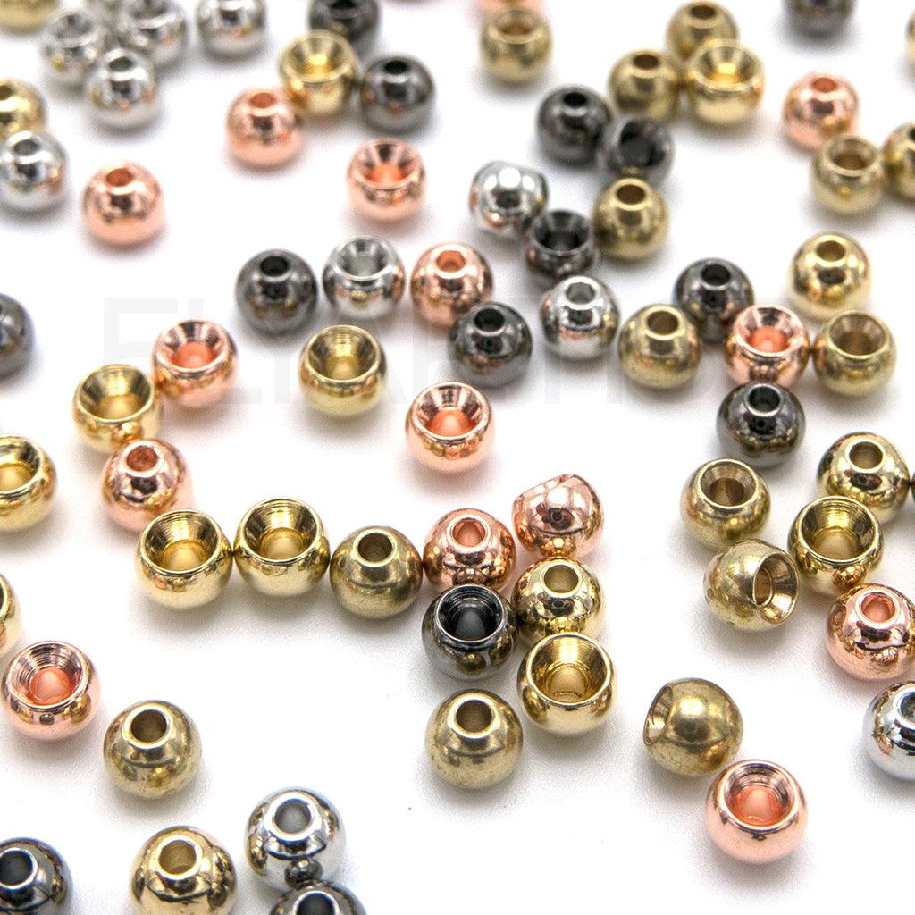 Cyclops Brass Bead Eyes : Hareline – Fly Artist