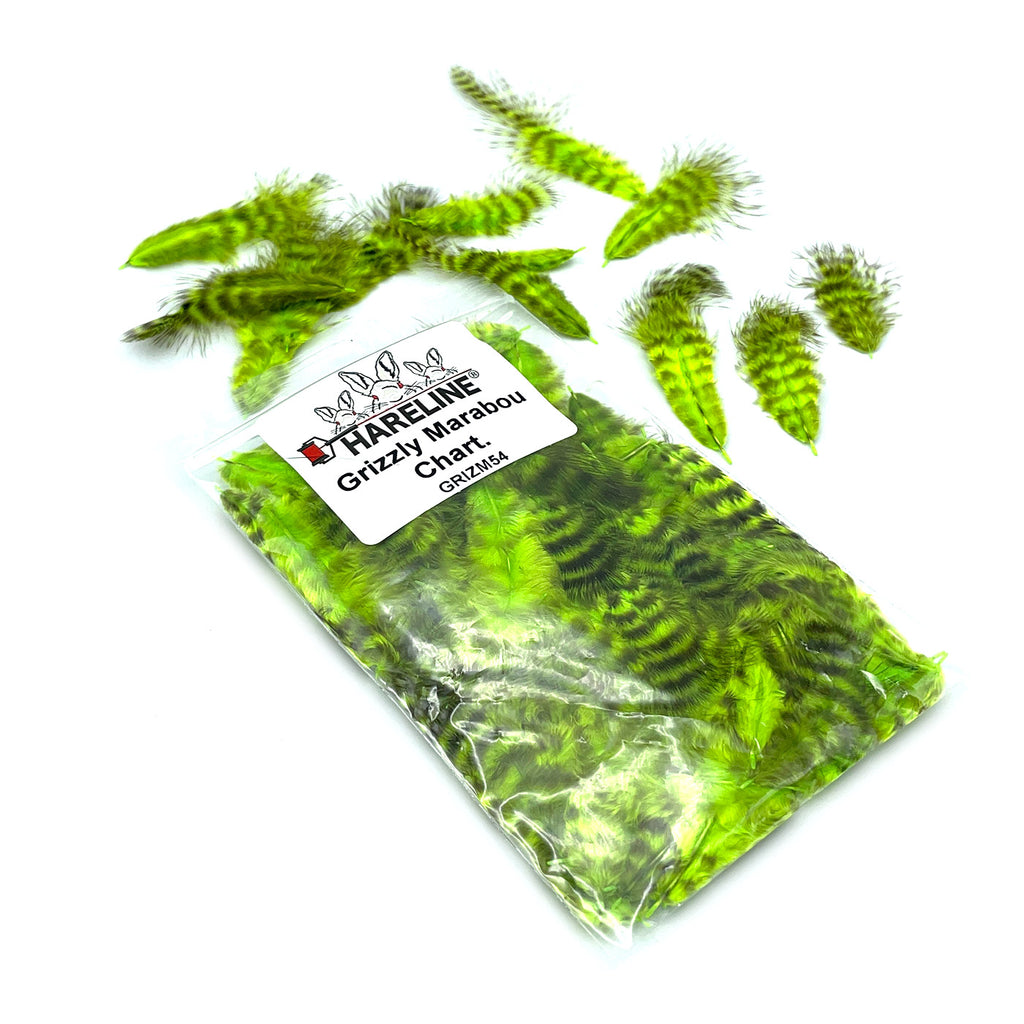Natural Grizzly Mini Marabou (Chickabou) : Hareline – Fly Artist