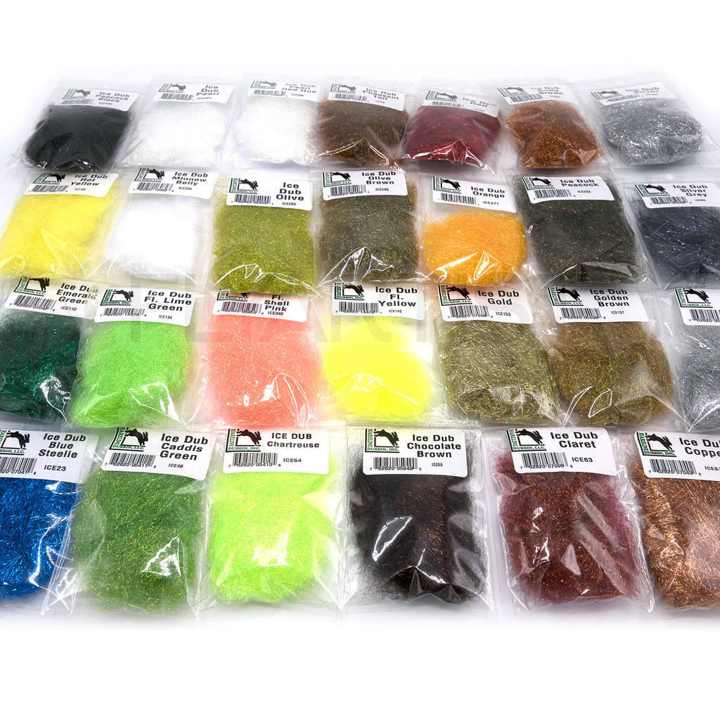 Hareline Ice Dub : Fly Tying Dubbing – Fly Artist