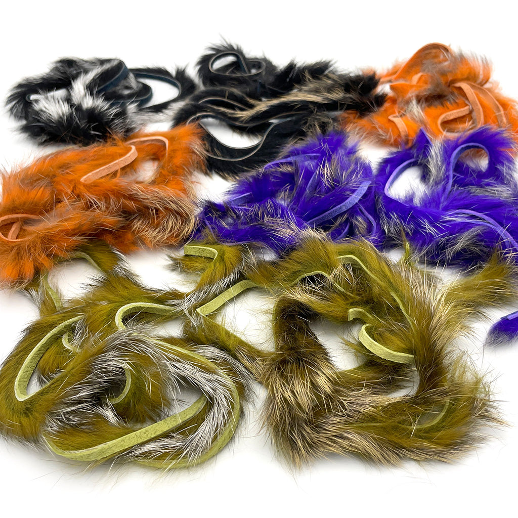 Shimmer Rabbit Strips : Hareline – Fly Artist