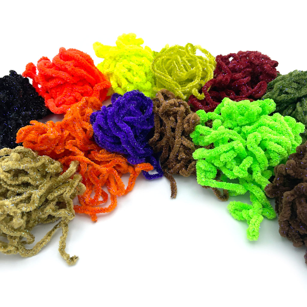 Woolly Bugger Tinsel Core UV Rayon Chenille : Hareline – Fly Artist