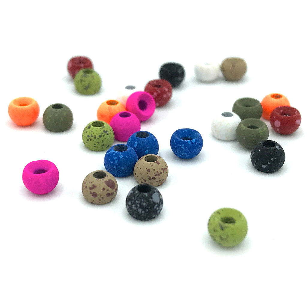 Mottled Tactical Tungsten Beads : Hareline – Fly Artist