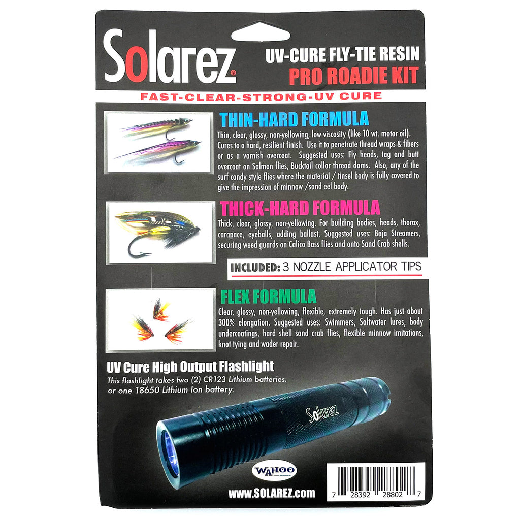 Solarez Pro Roadie Kit : Fly Tying UV Light & Resin Kit – Fly Artist